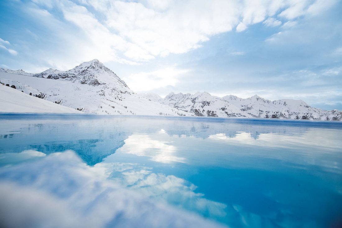 Endless Sky Pool: the highest infinity pool in the Alps - Hotel Mooshaus